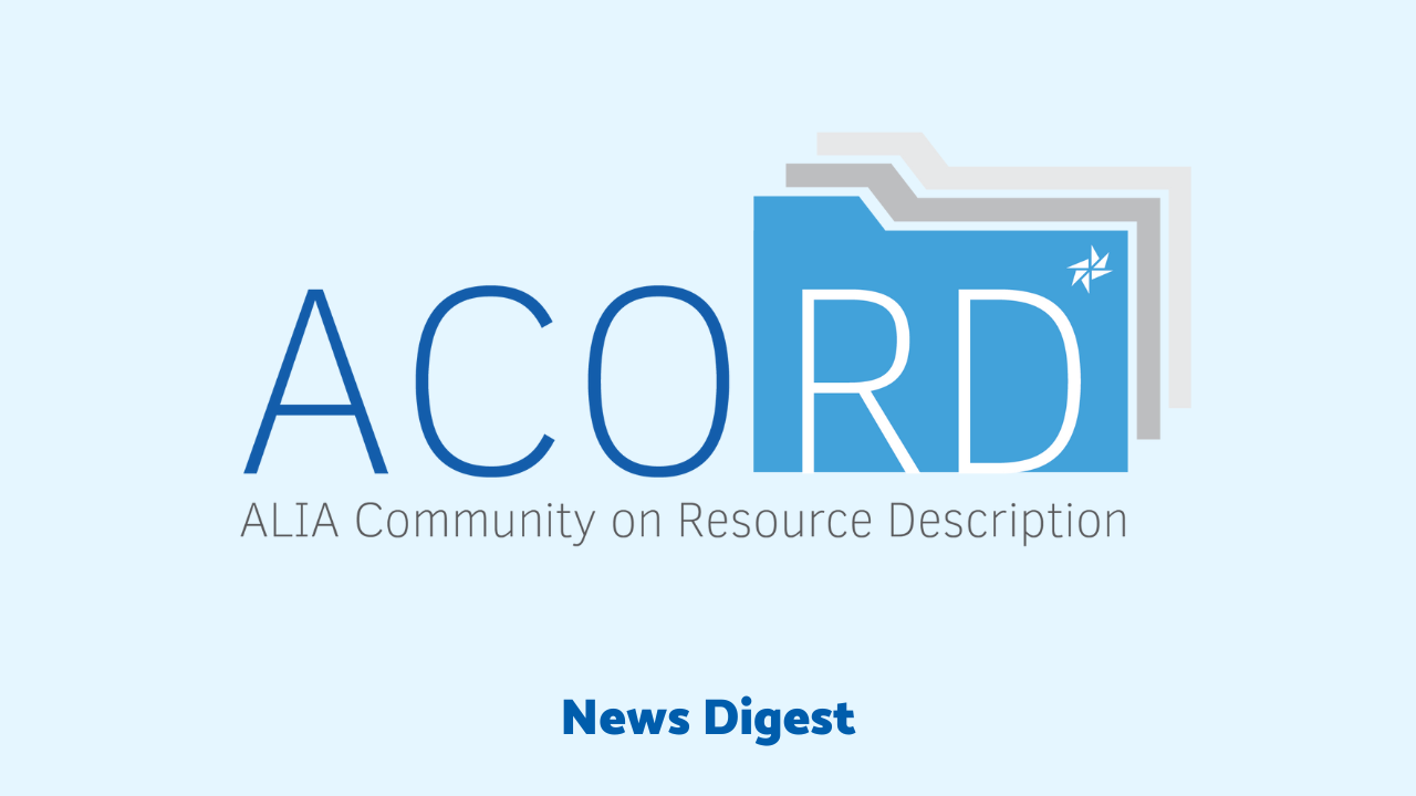 ACORD | Australian Community on Resource Description